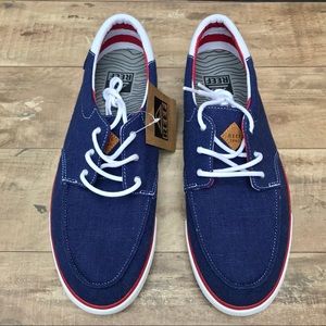 Reef | Shoes | Reef Deckhand 3 Tx Navy Americana Mens Boat Shoes | Poshmark